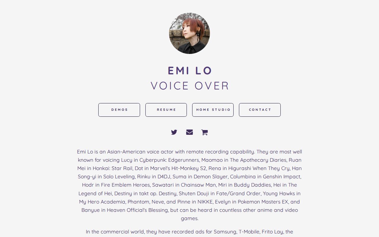 Emi Lo - Voiceover